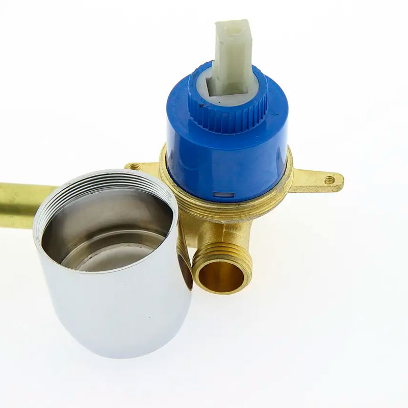 Cartridge fixation nut for shower faucet